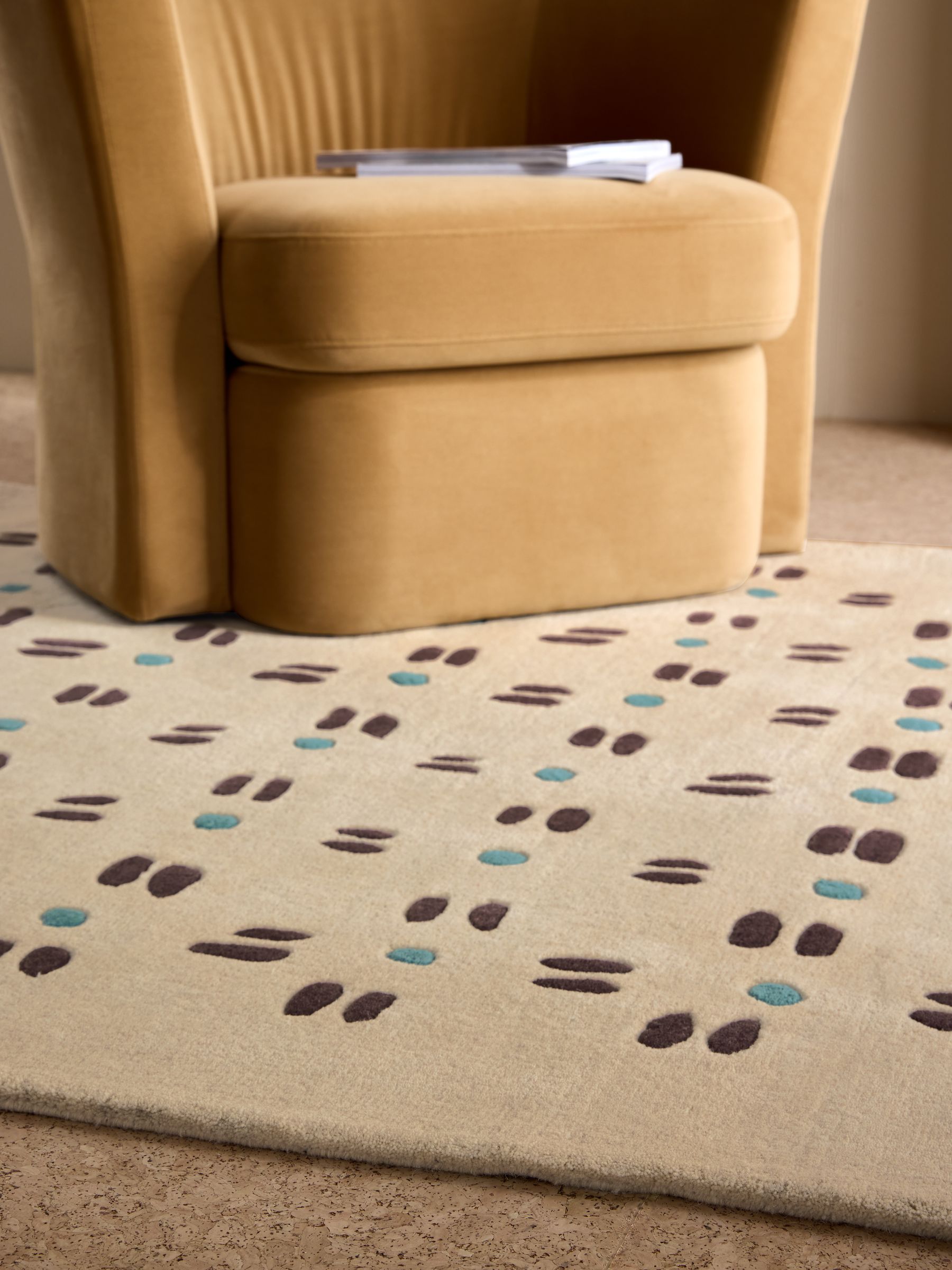 Timeo Wool Tufted Rug in Natural | Made