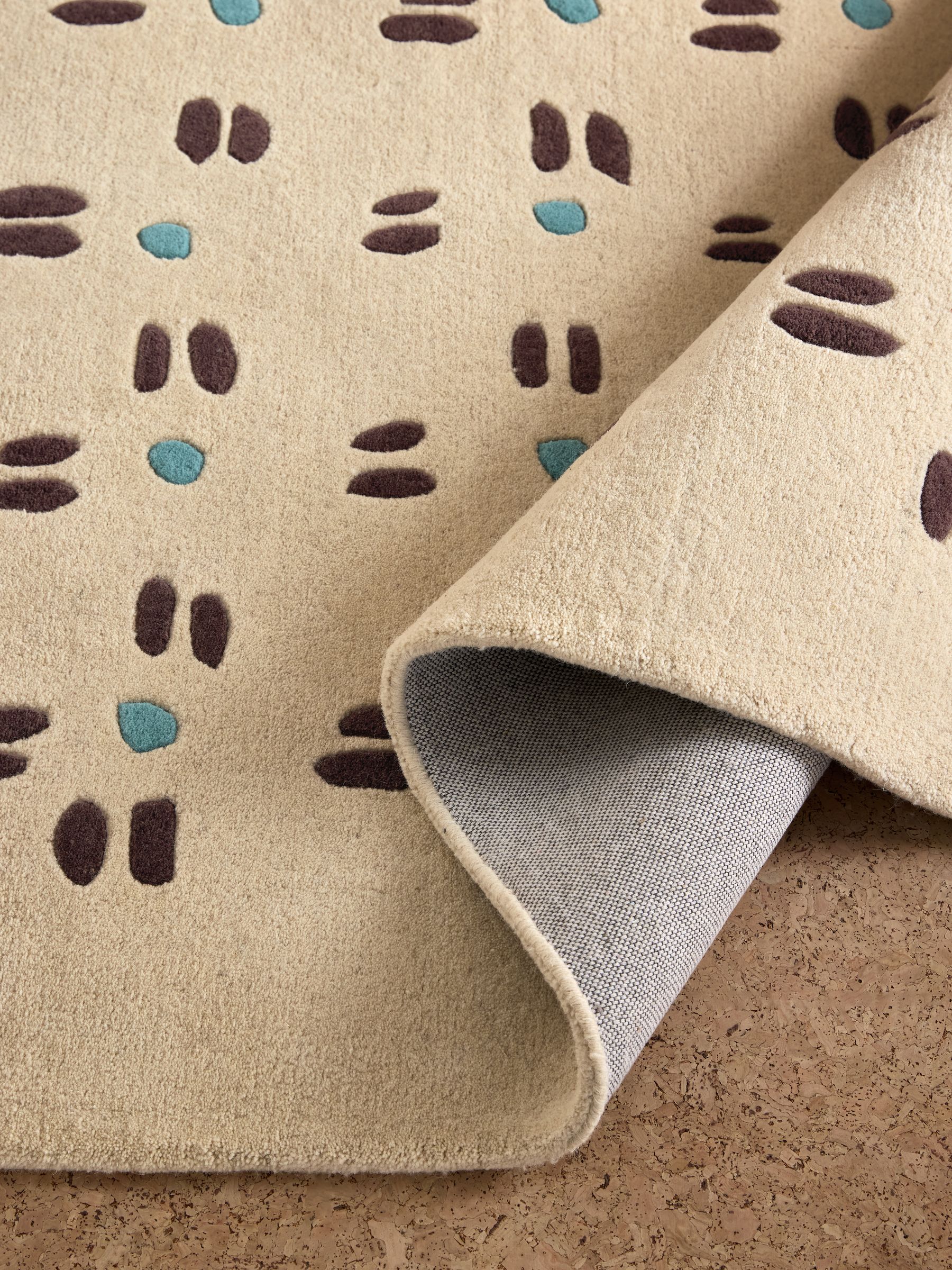 Timeo Wool Tufted Rug in Natural | Made