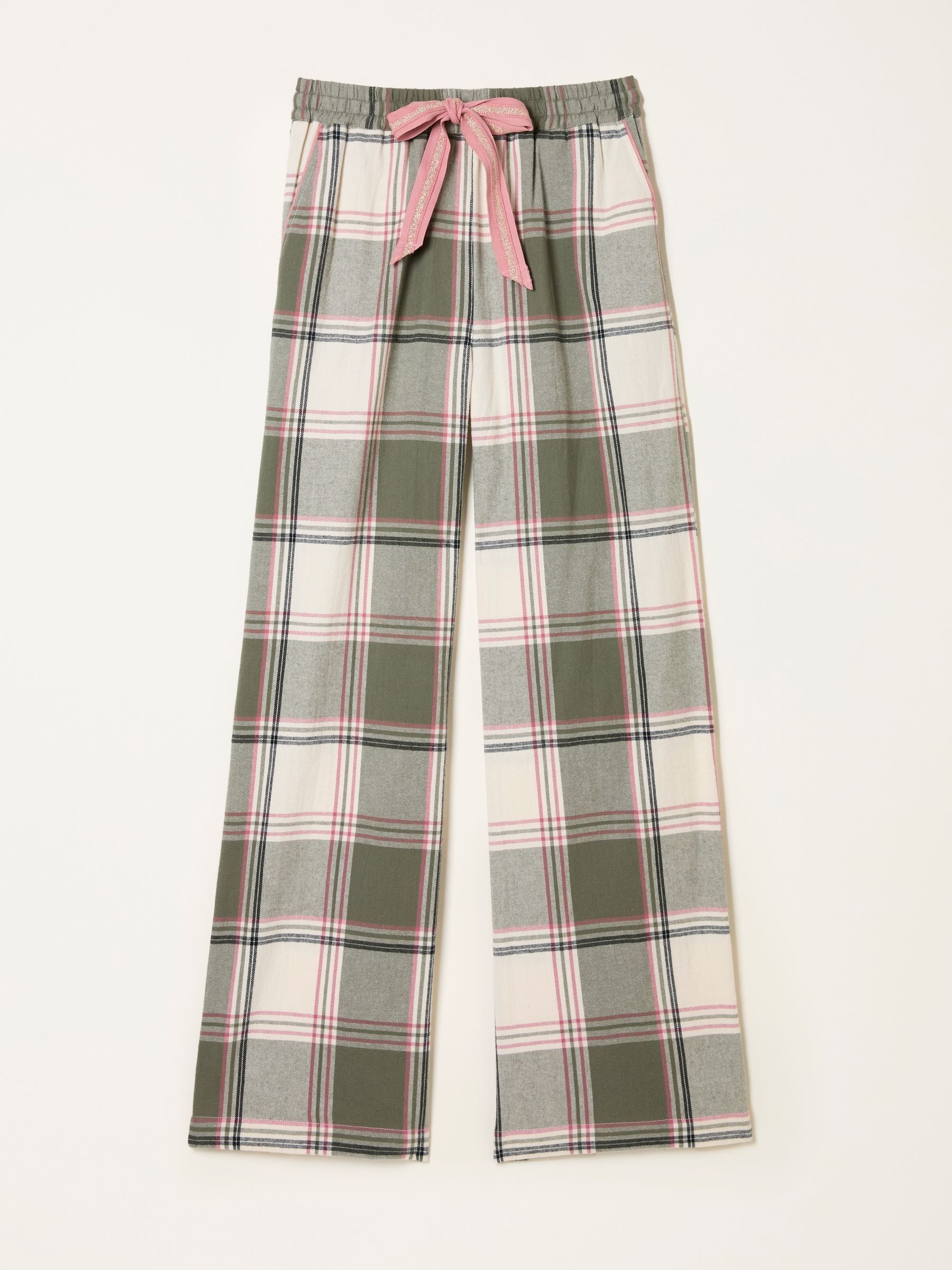 Lola Green Check Pyjama Bottoms | FatFace