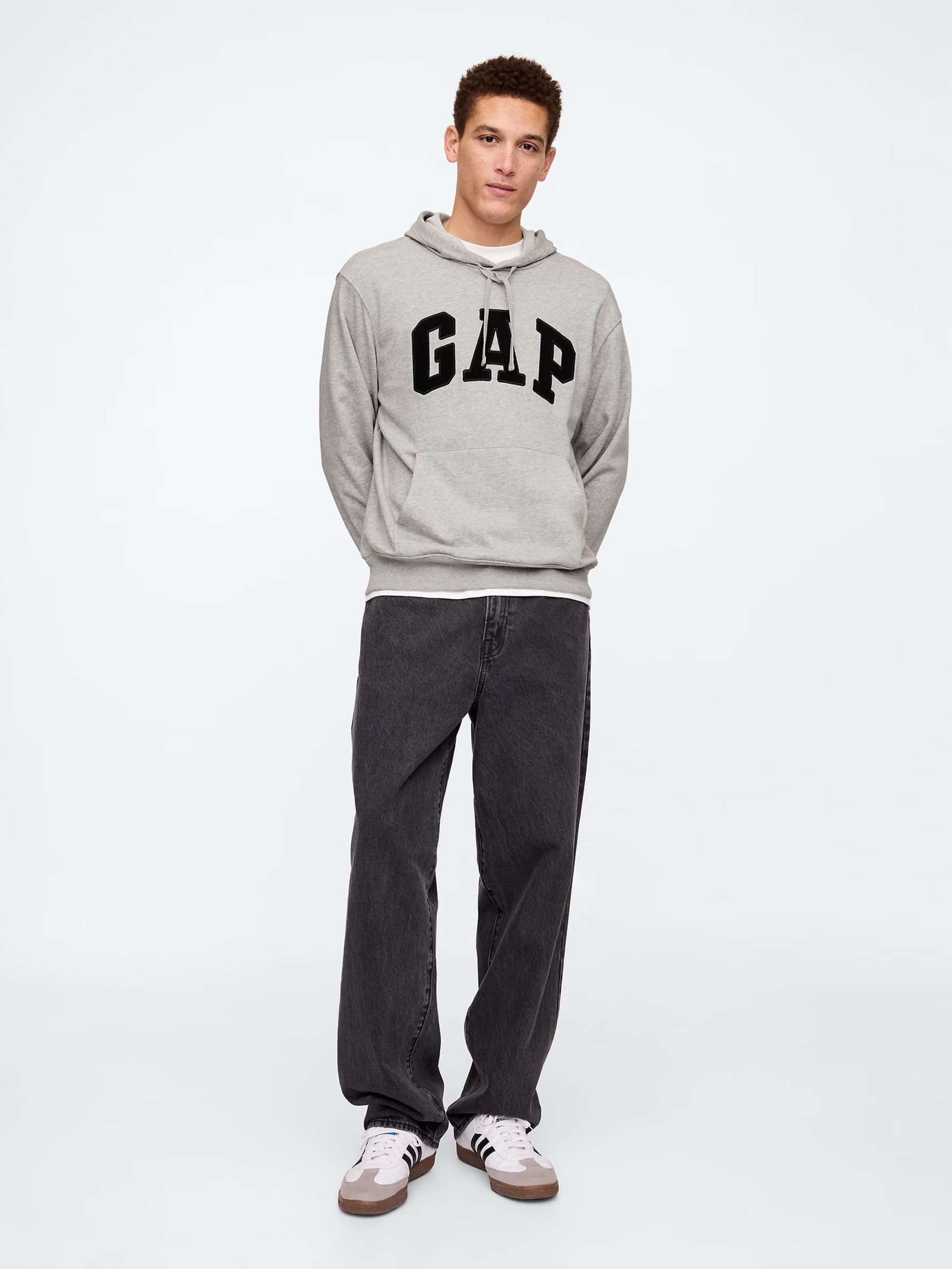 Grey Logo Hoodie | Gap