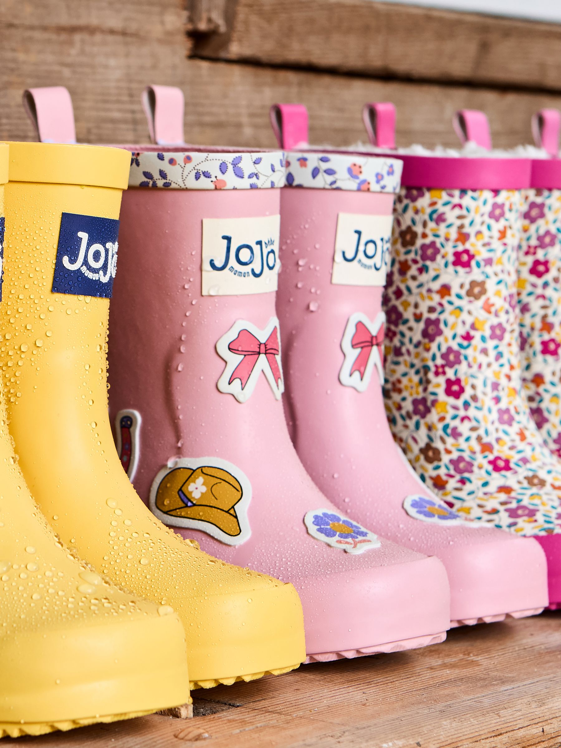 Pale Pink Cowboy Print Wellies JoJo Maman B b Pale Pink Cowboy Print Wellies JoJo Maman B b