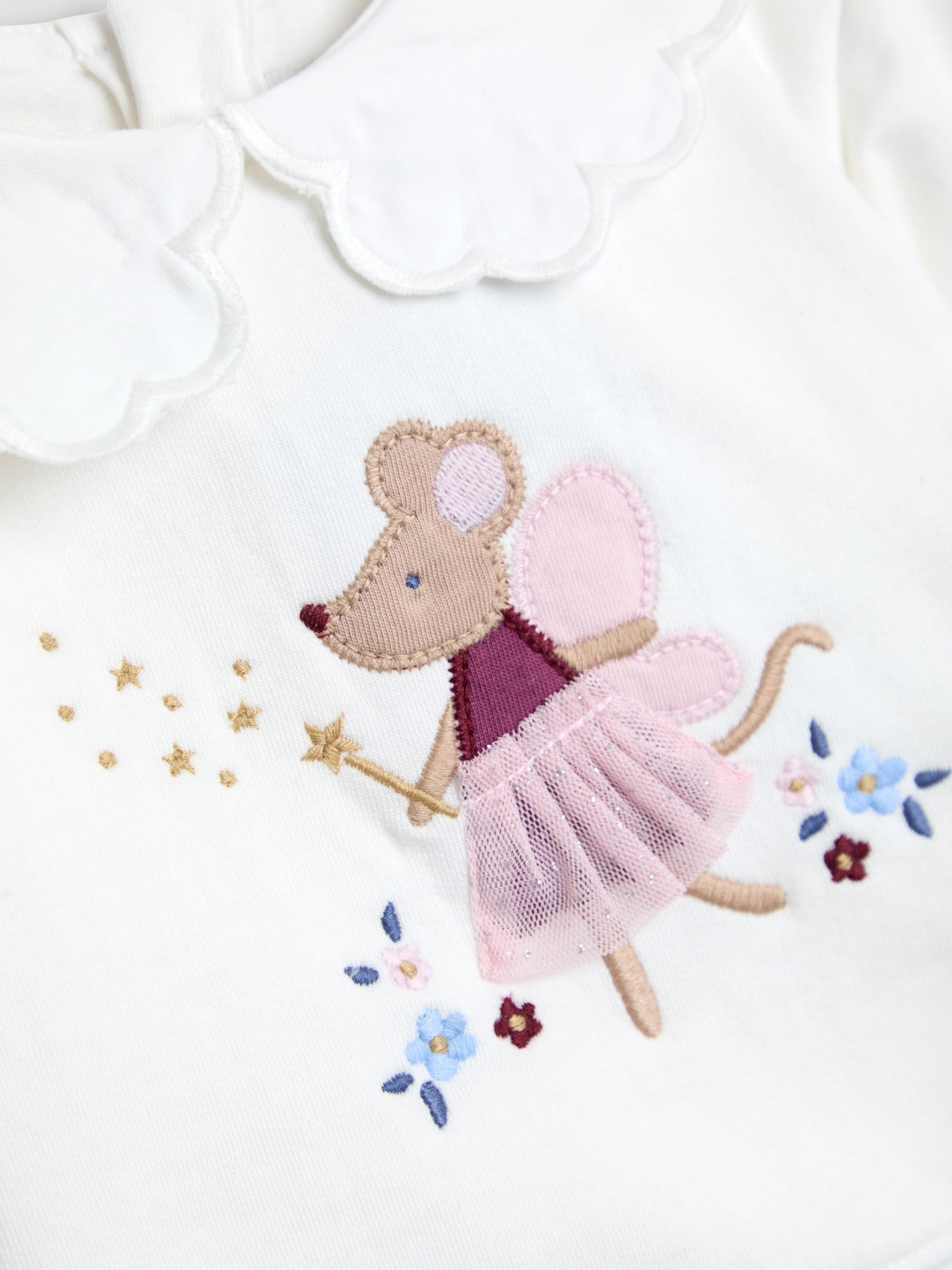 Berry Appliqué Sweatshirt & Velour Legging Set | JoJo Maman Bébé USA
