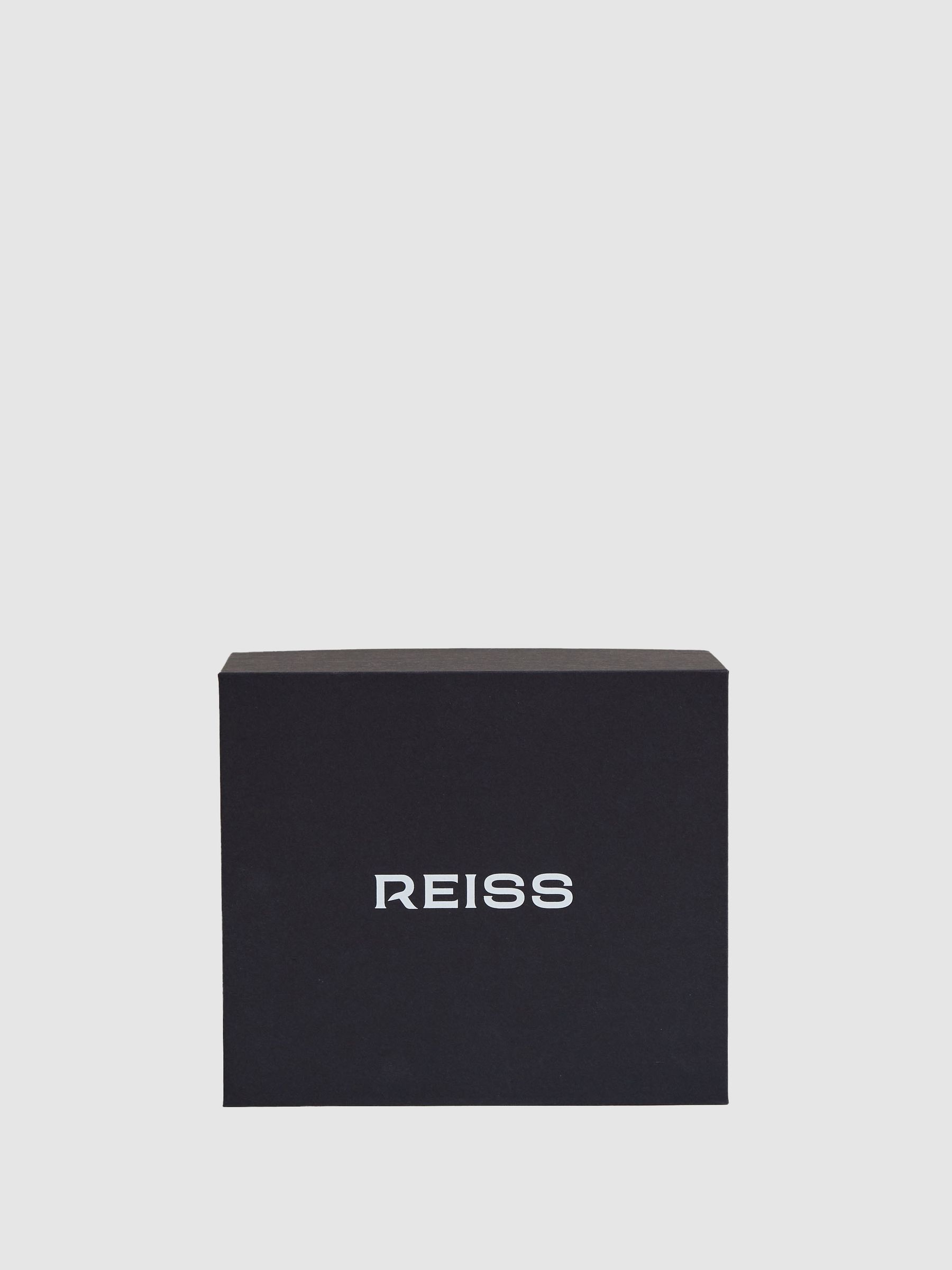 Reiss Reversible Leather Belt with Interchangeable Buckle in Black ...