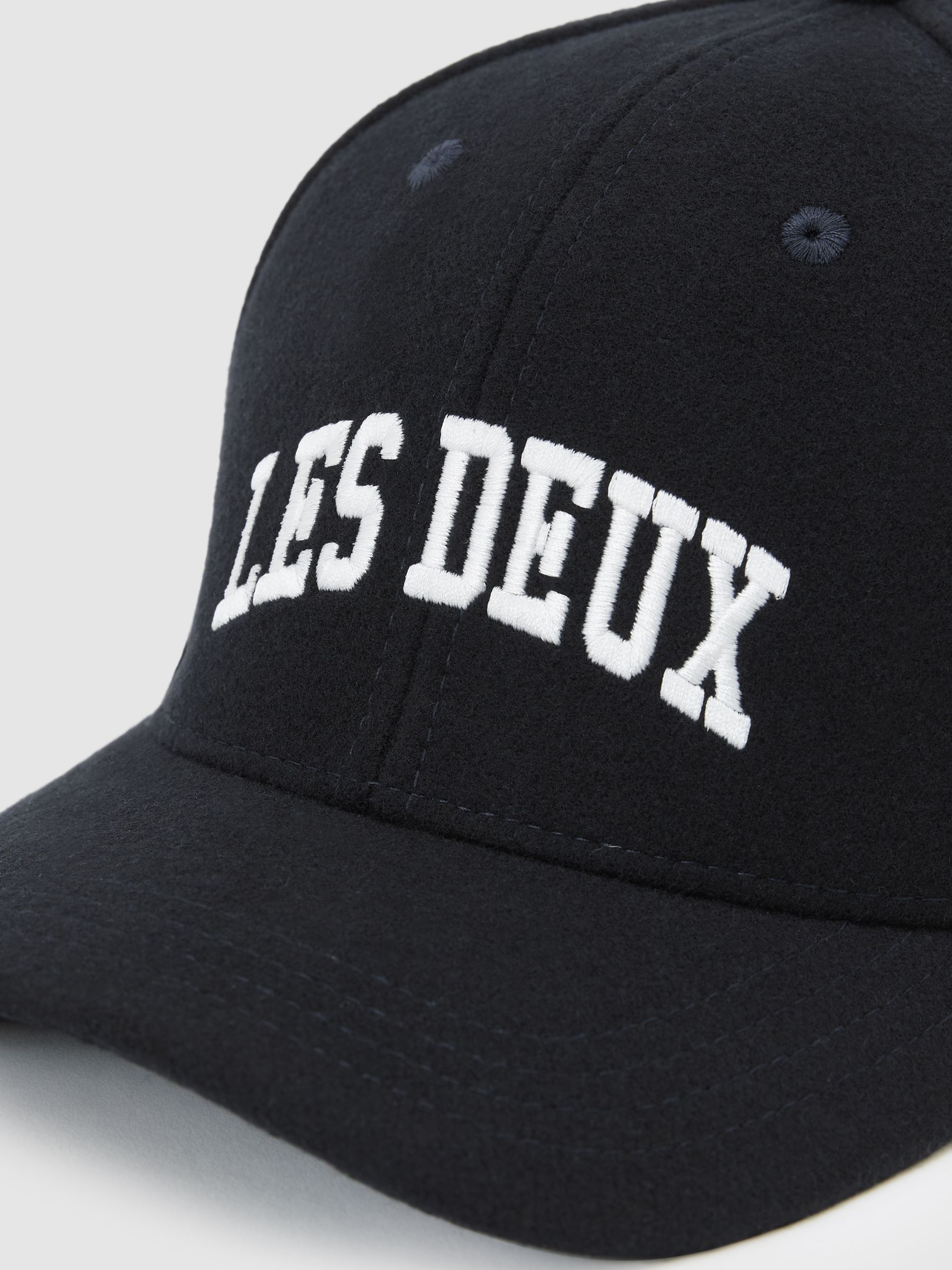 Reiss Wool Baseball Cap in Dark Navy - REISS