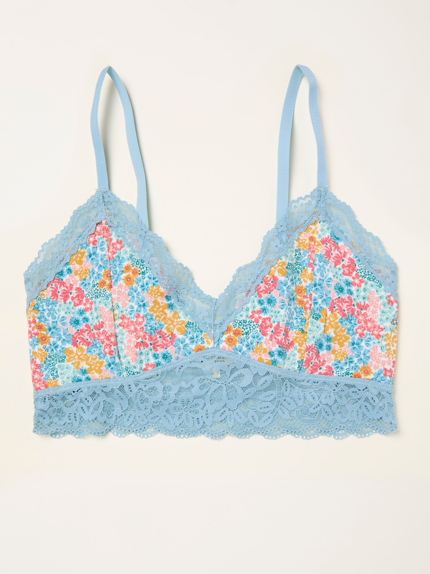 patterned bralette