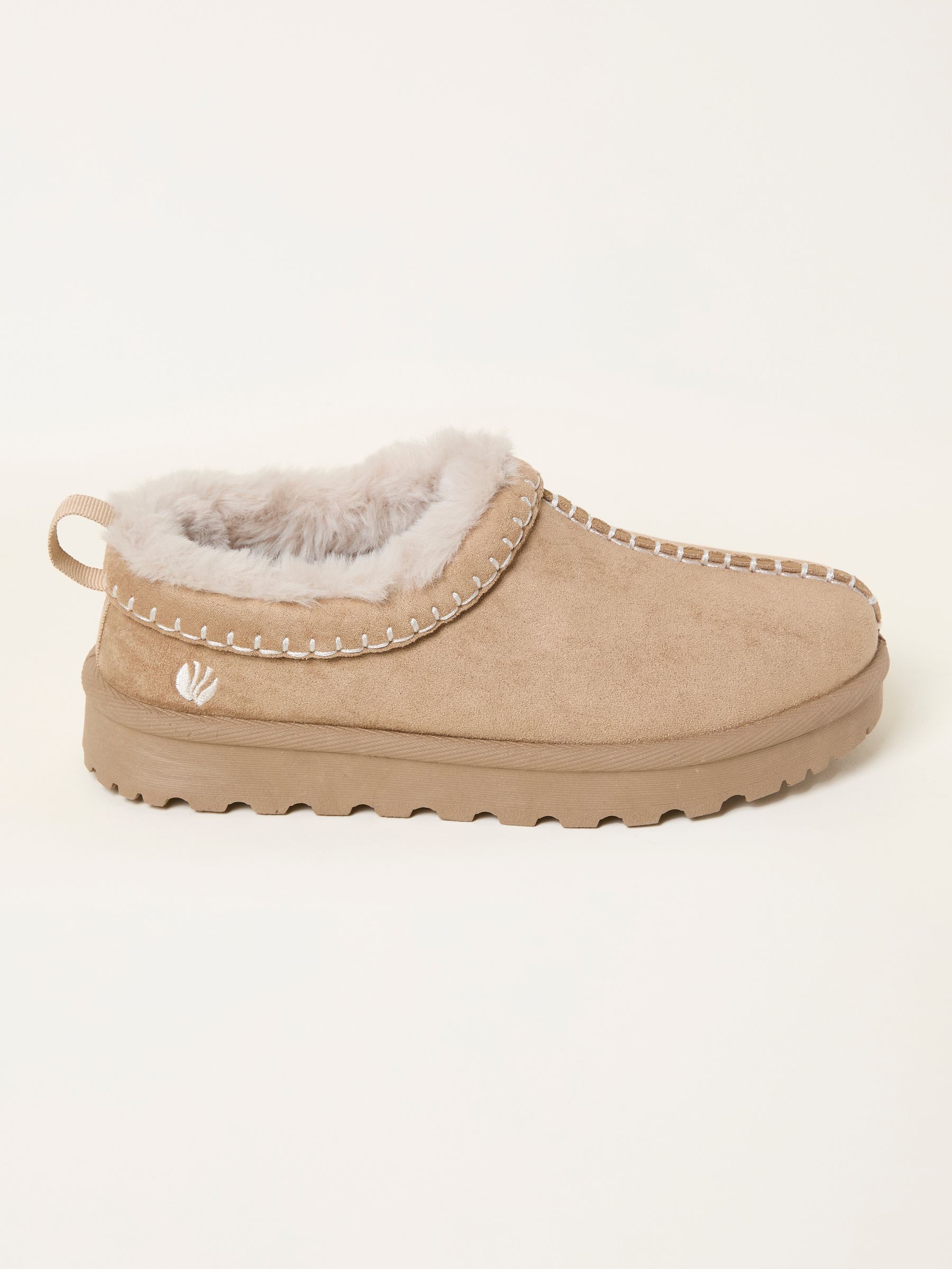 Lyra Stone Mule Slipper | FatFace Ireland