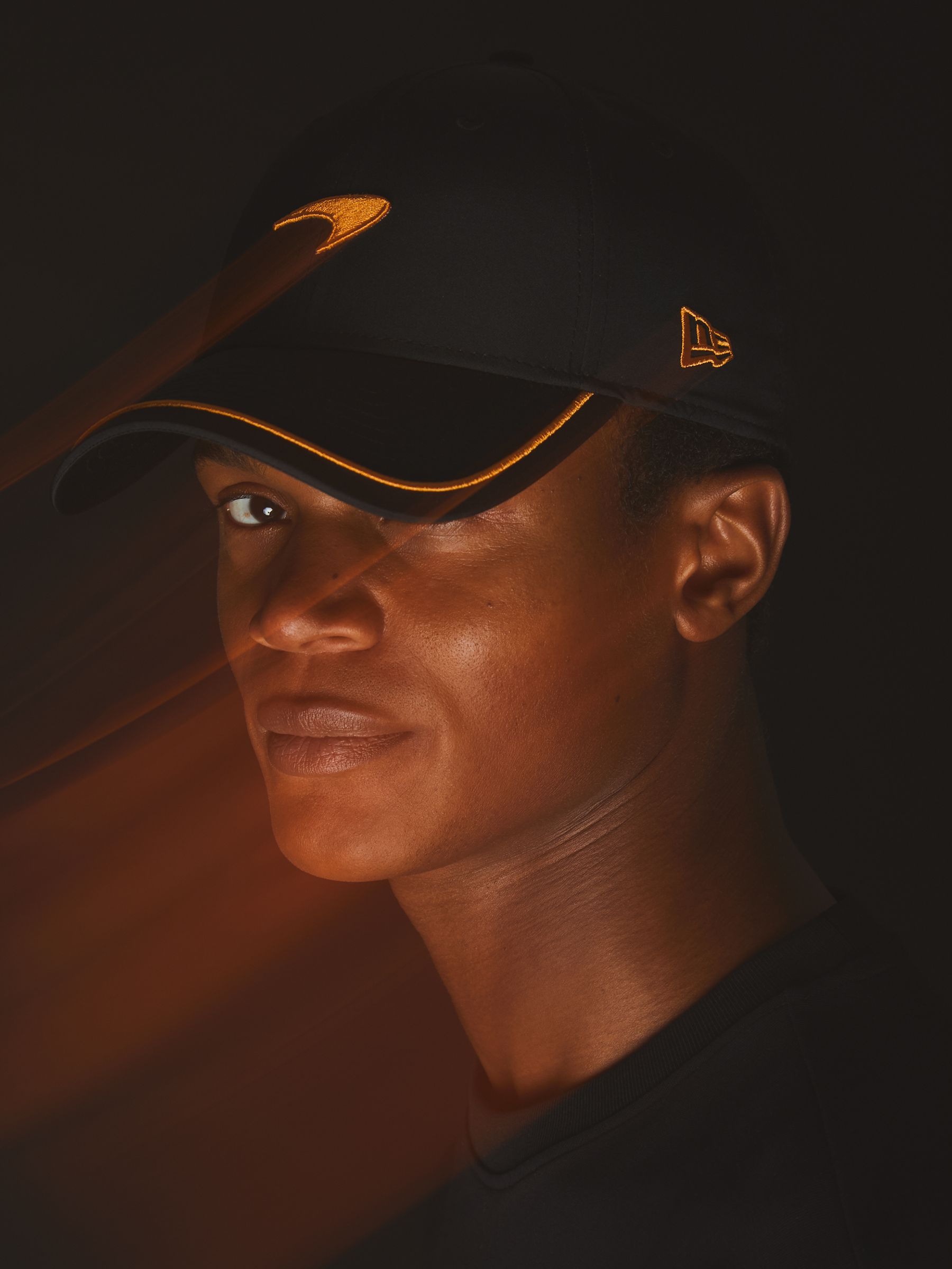 Reiss McLaren F1 Team Speedmark Logo Cap Unisex Fit in Black - REISS