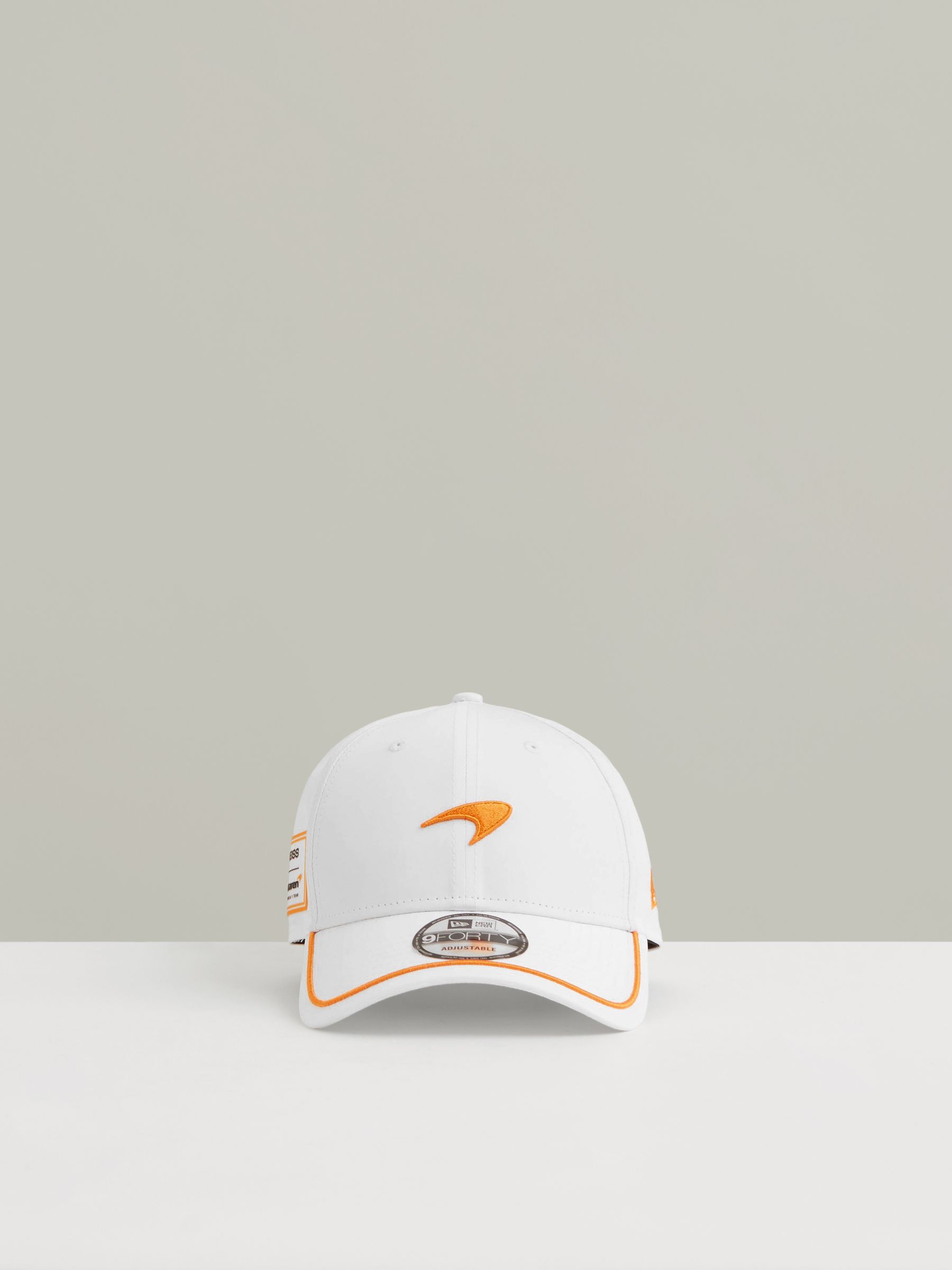 Reiss McLaren F1 Team Speedmark Logo Cap Unisex Fit in White | REISS