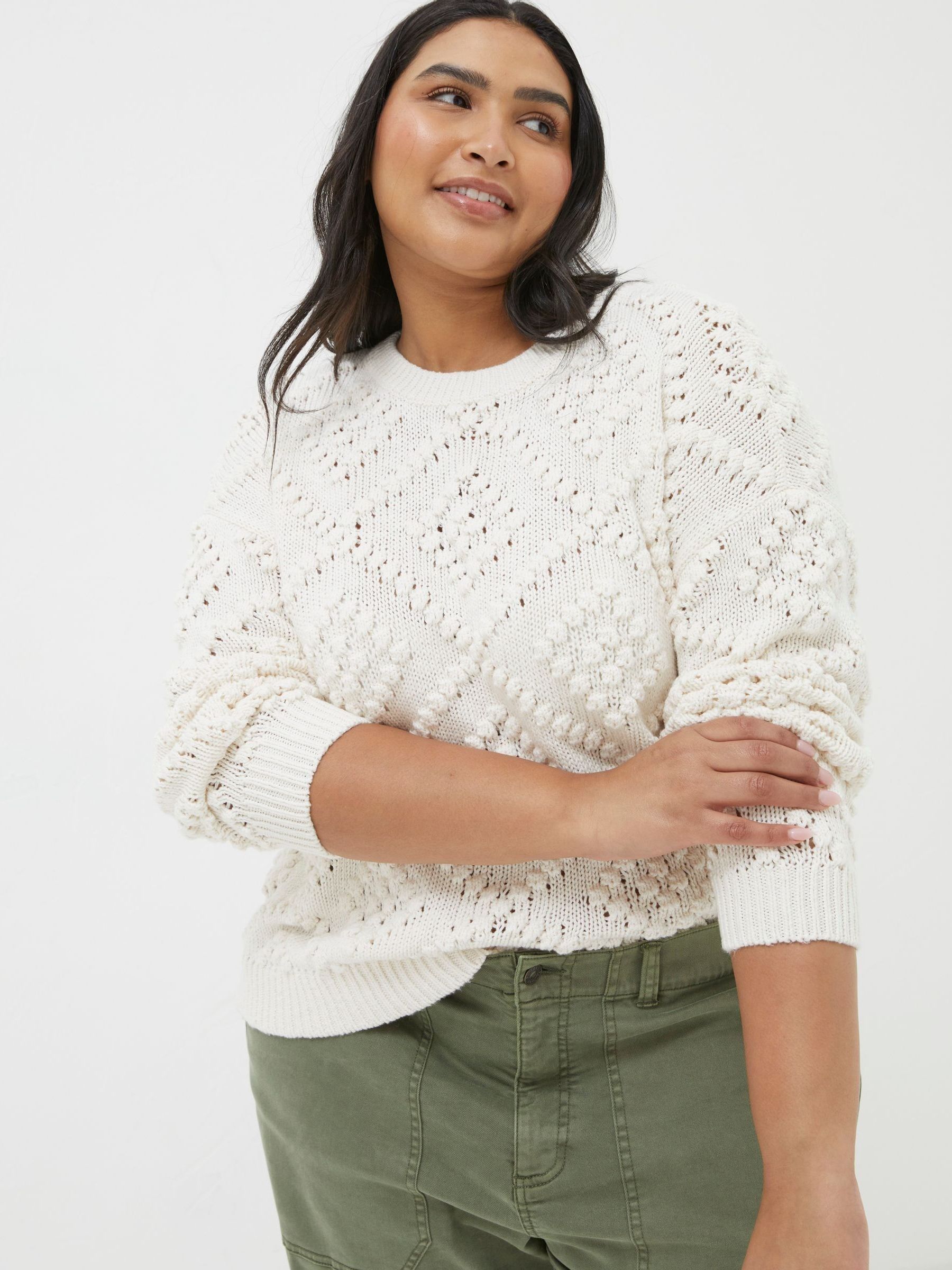 Natural Bobble Jumper | FatFace
