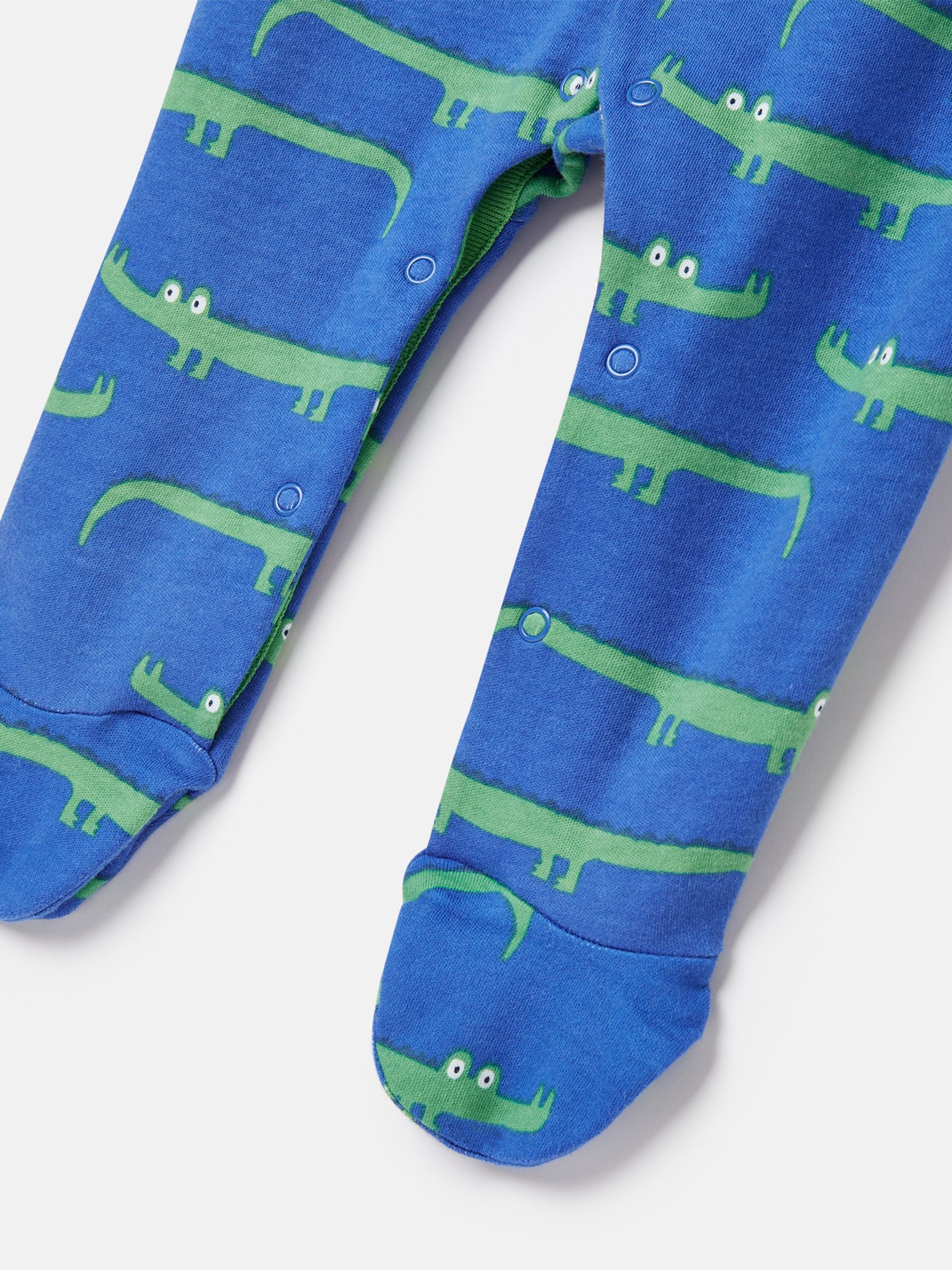 Blue Croc Effect Rompersuit | Joules