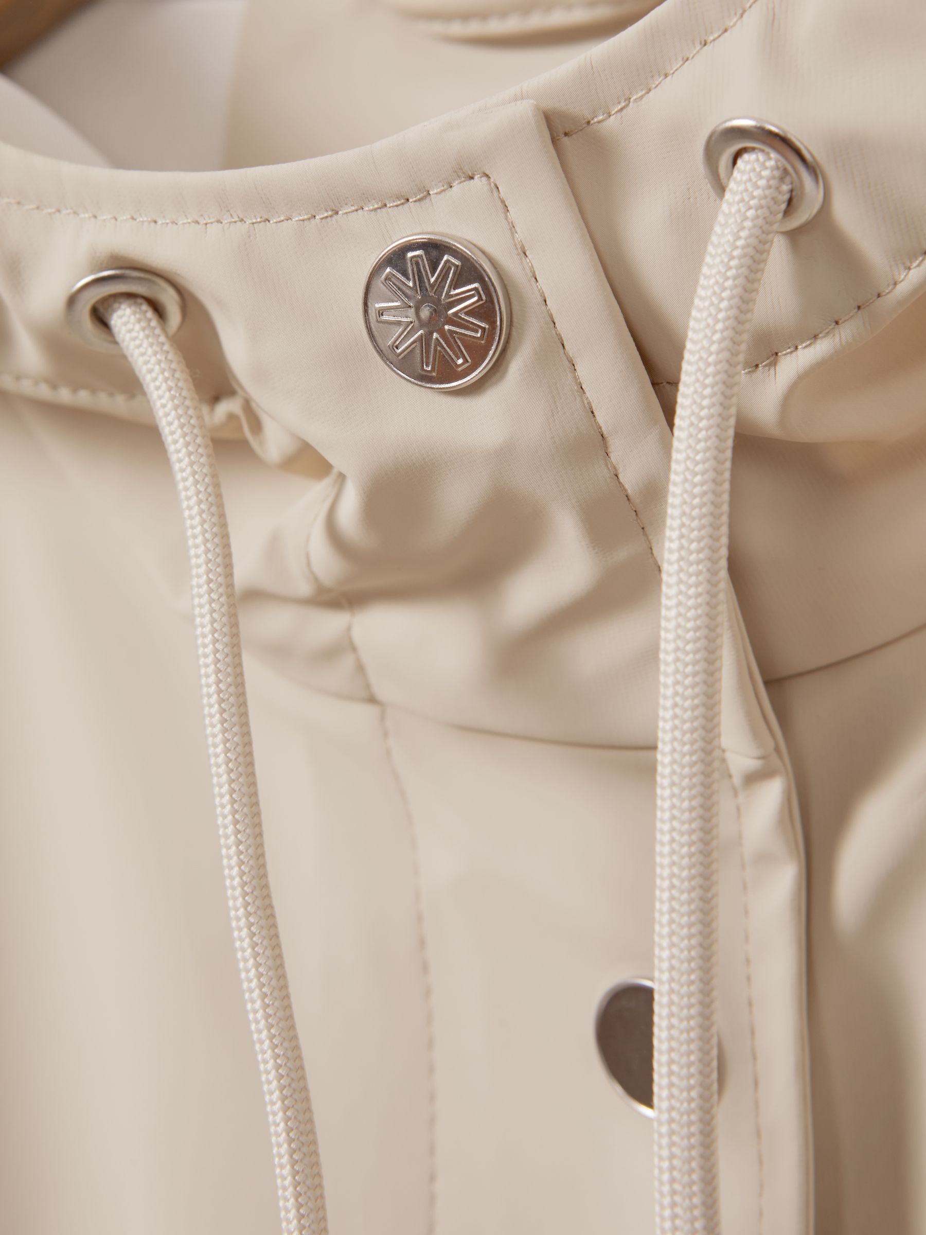 Reiss Rains Belted Raincoat in Dune Cream - REISS