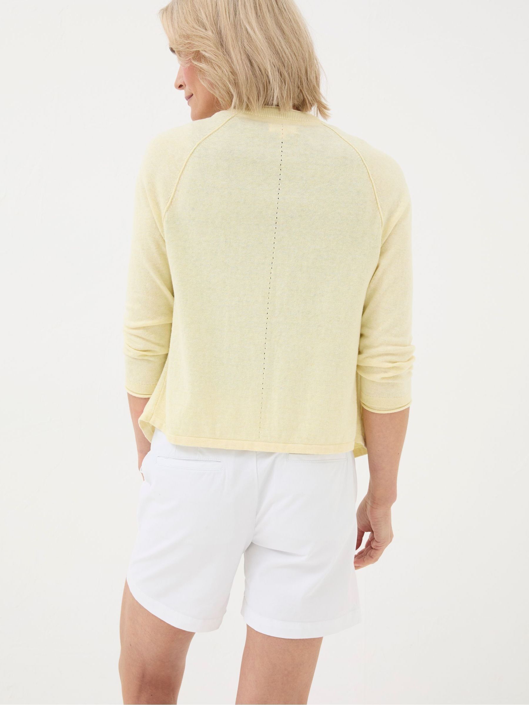 Yellow Tie Front Cardigan | FatFace