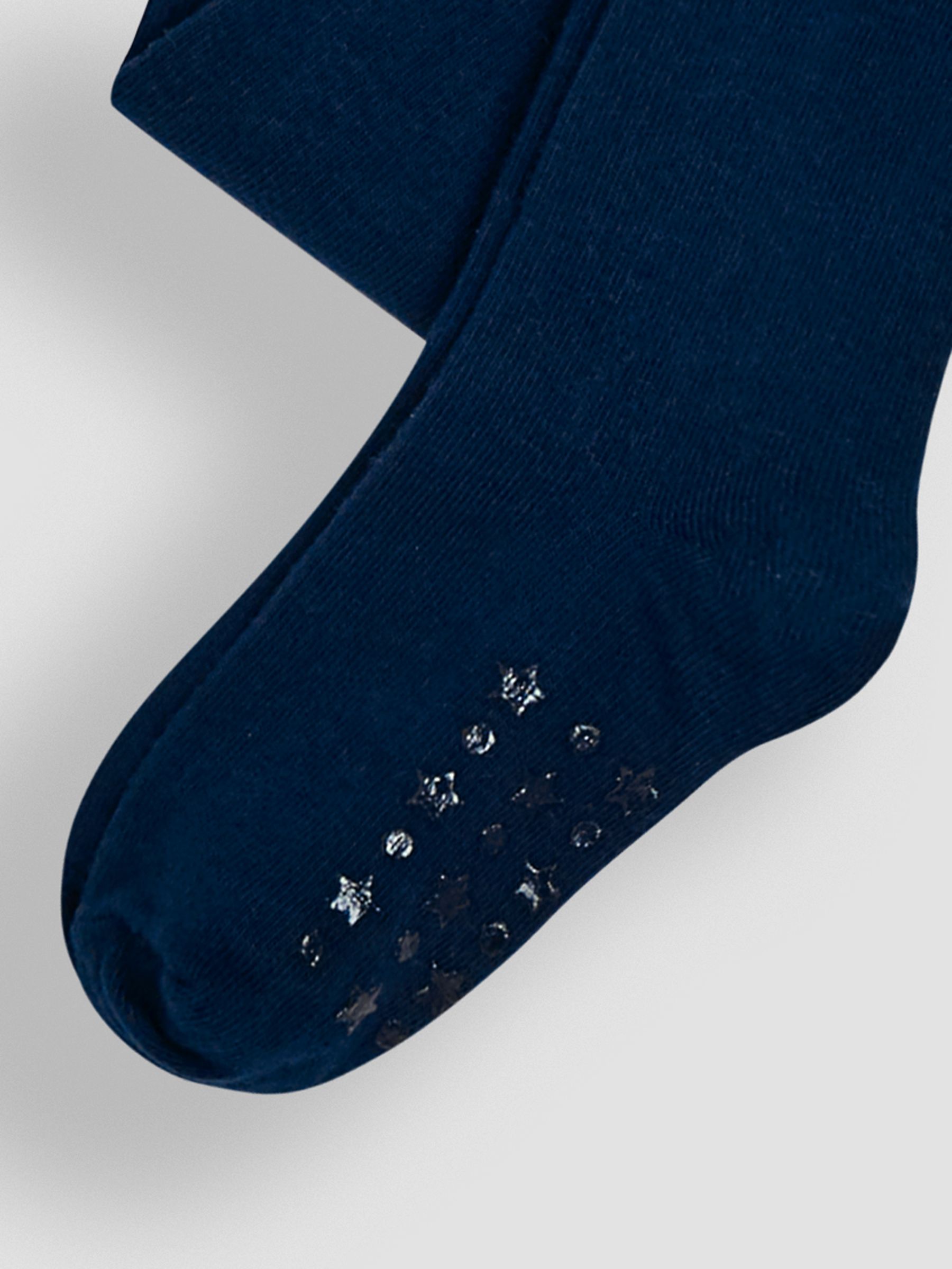 Navy Blue 2-Pack Cotton Rich Tights | JoJo Maman Bébé