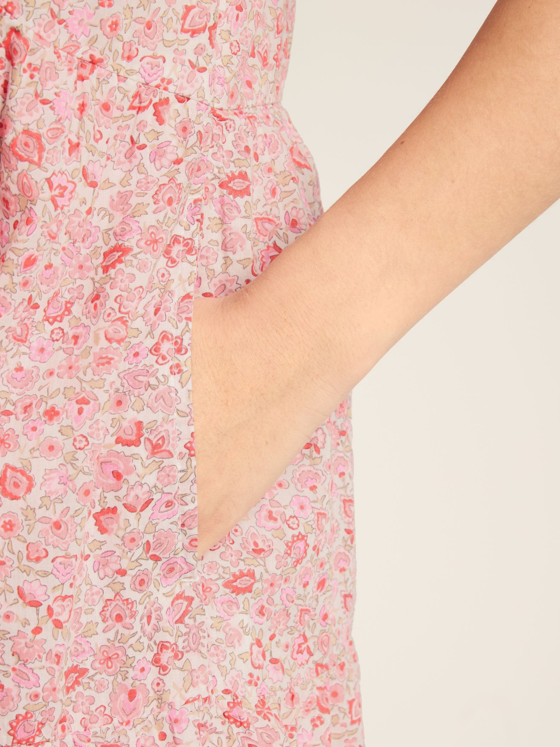 Ariella Pink Cotton Dress | Joules