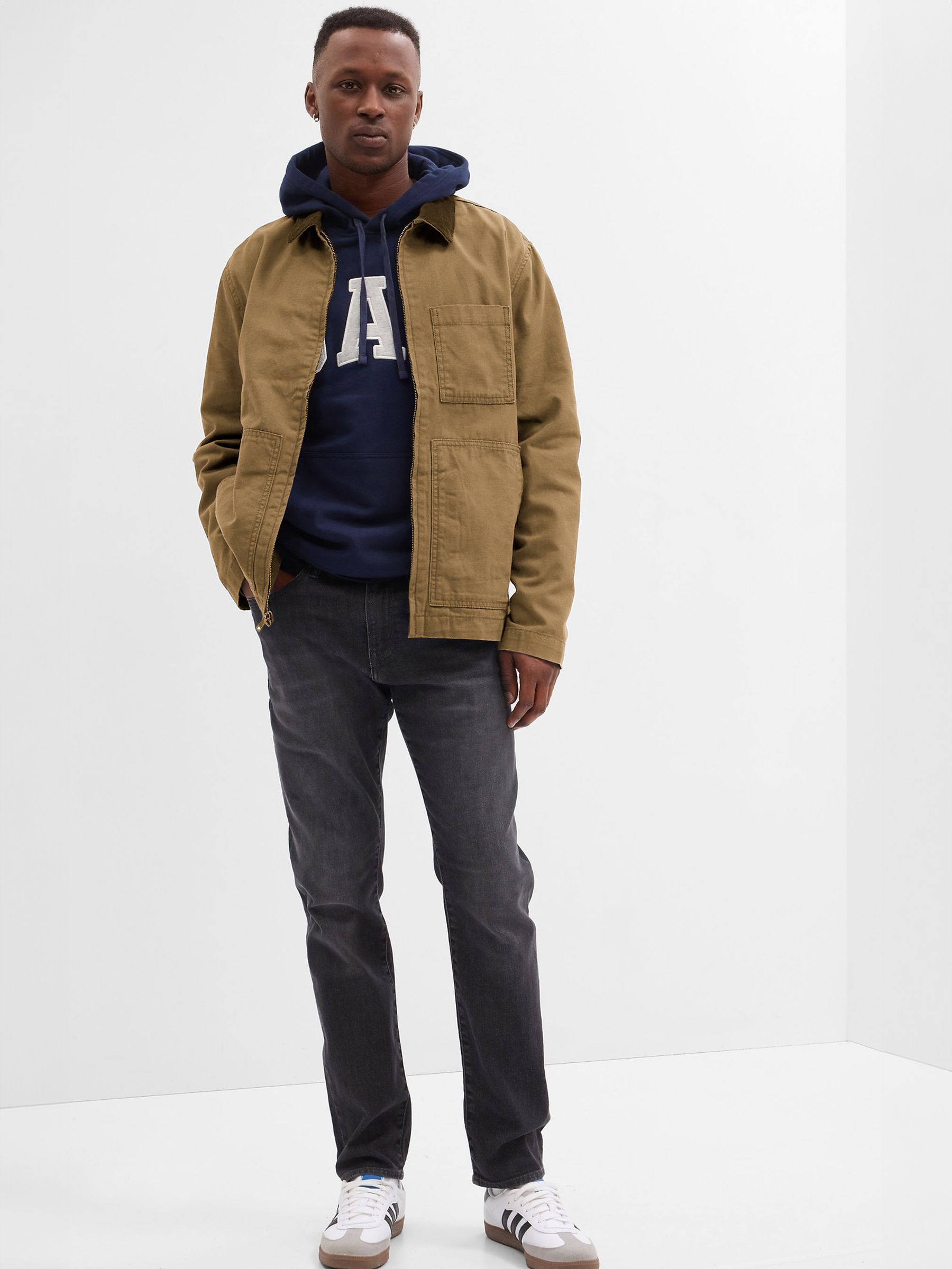 Beige Utility Jacket | Gap