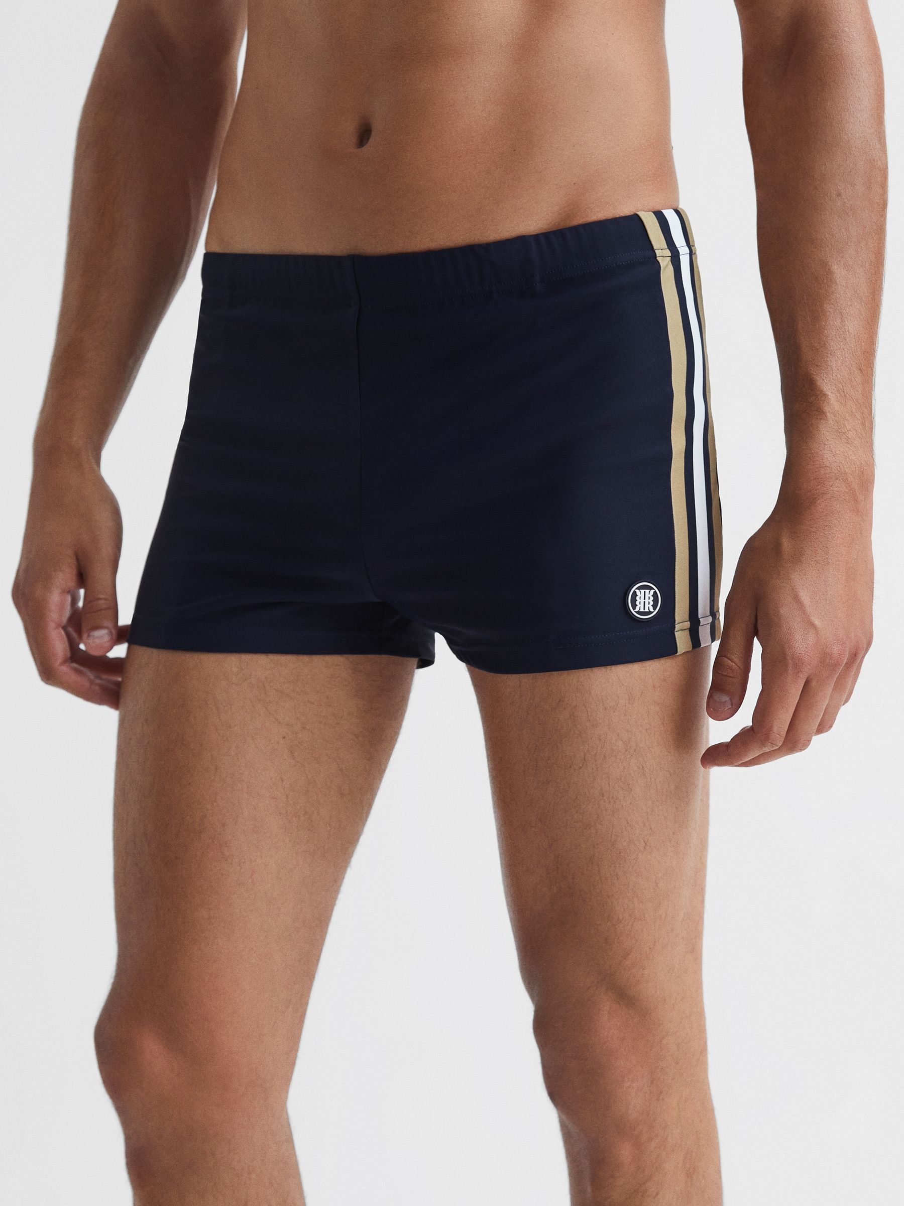 Reiss Swimming Trunks in Navy | REISS