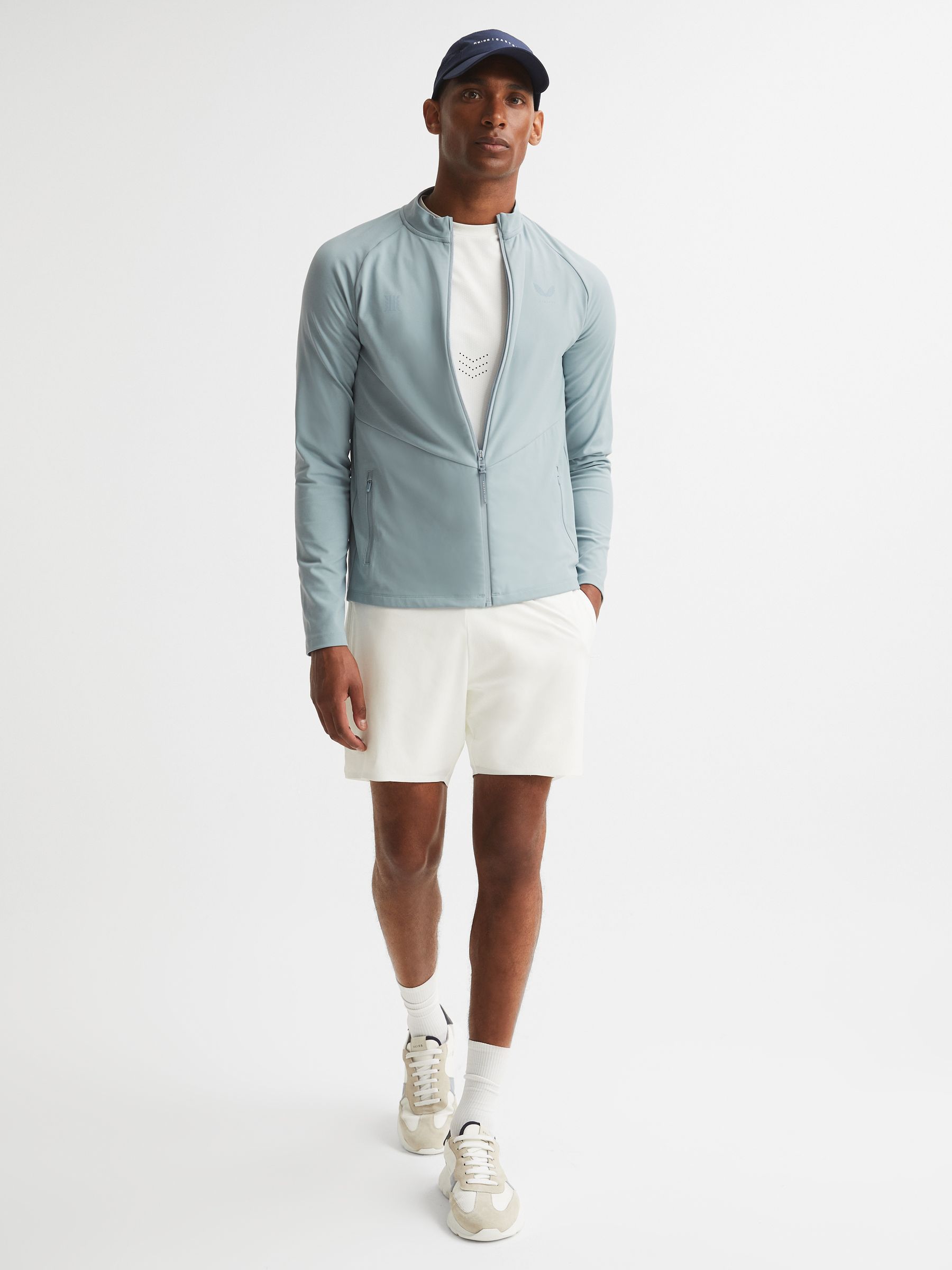 Reiss Castore Performance Stretch Jacket in Blue - REISS