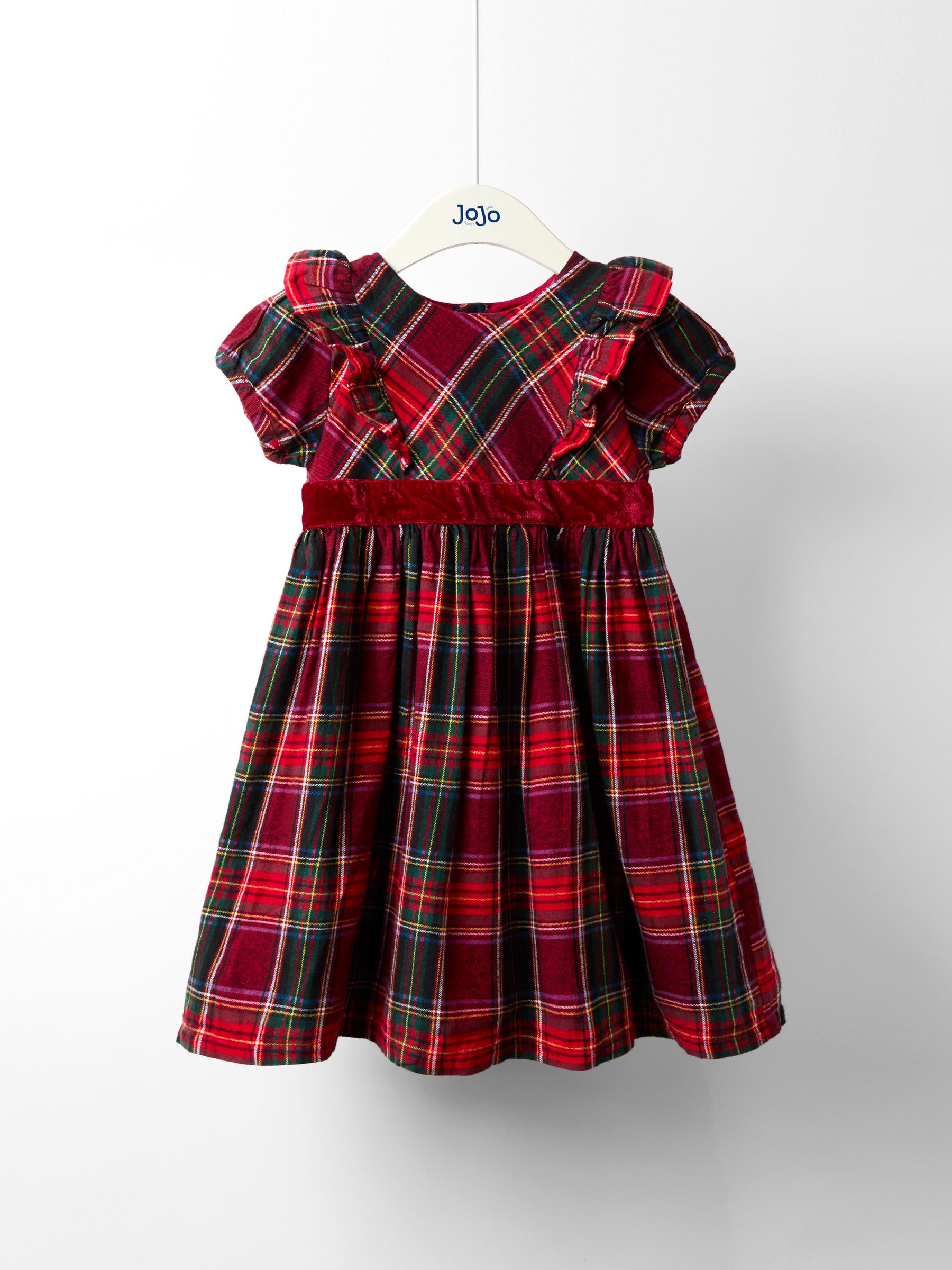 checked baby dress