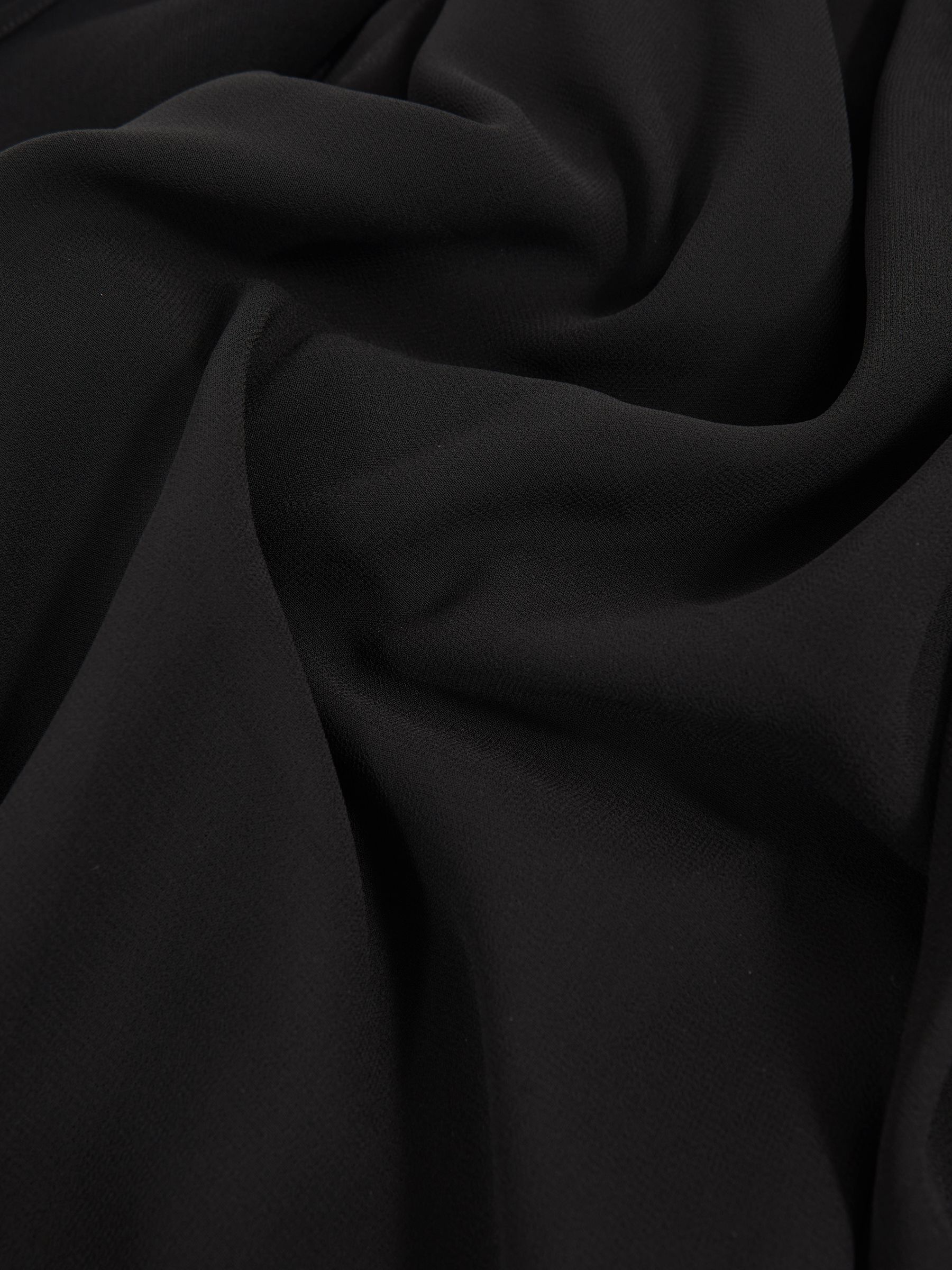 Reiss Wide-Leg Cape Jumpsuit in Black - REISS