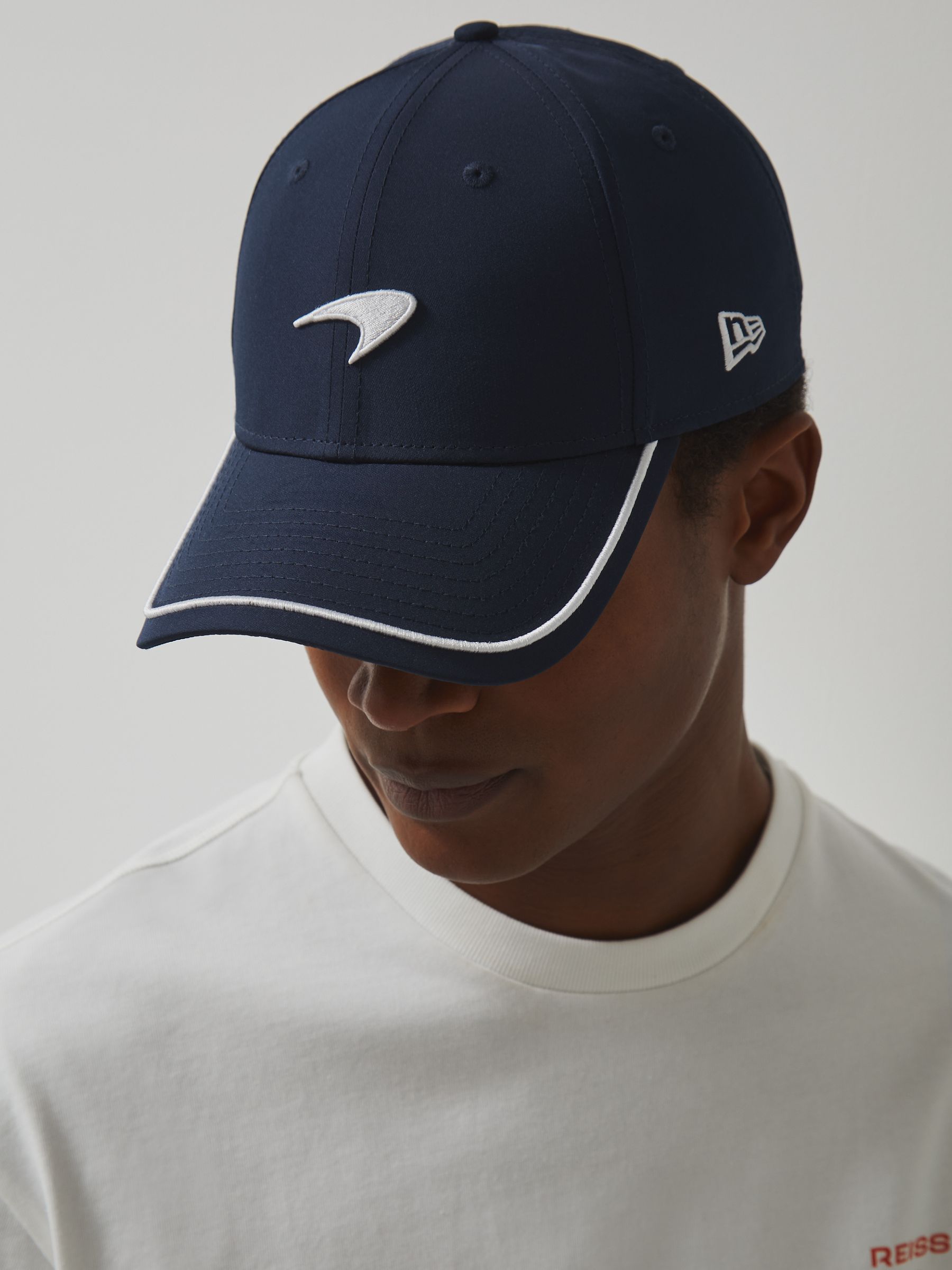 Reiss McLaren F1 Team Speedmark Logo Cap Unisex Fit in Navy | REISS