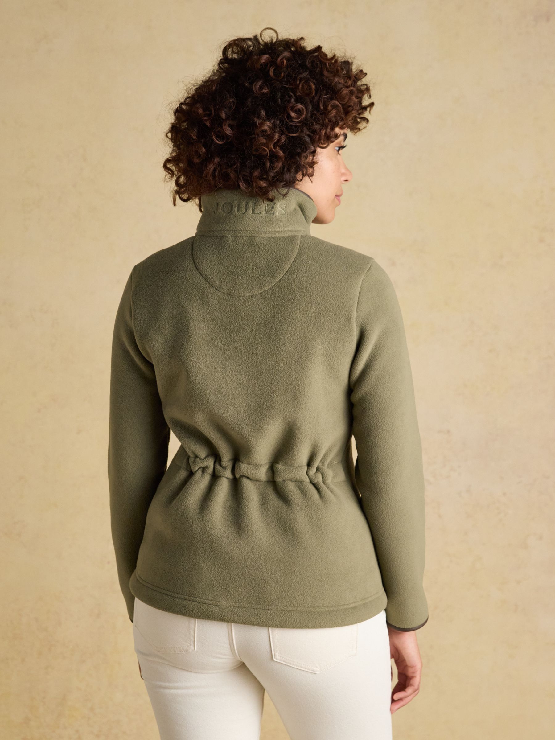Heritage Light Green Regular Zip Through Fleece | Joules