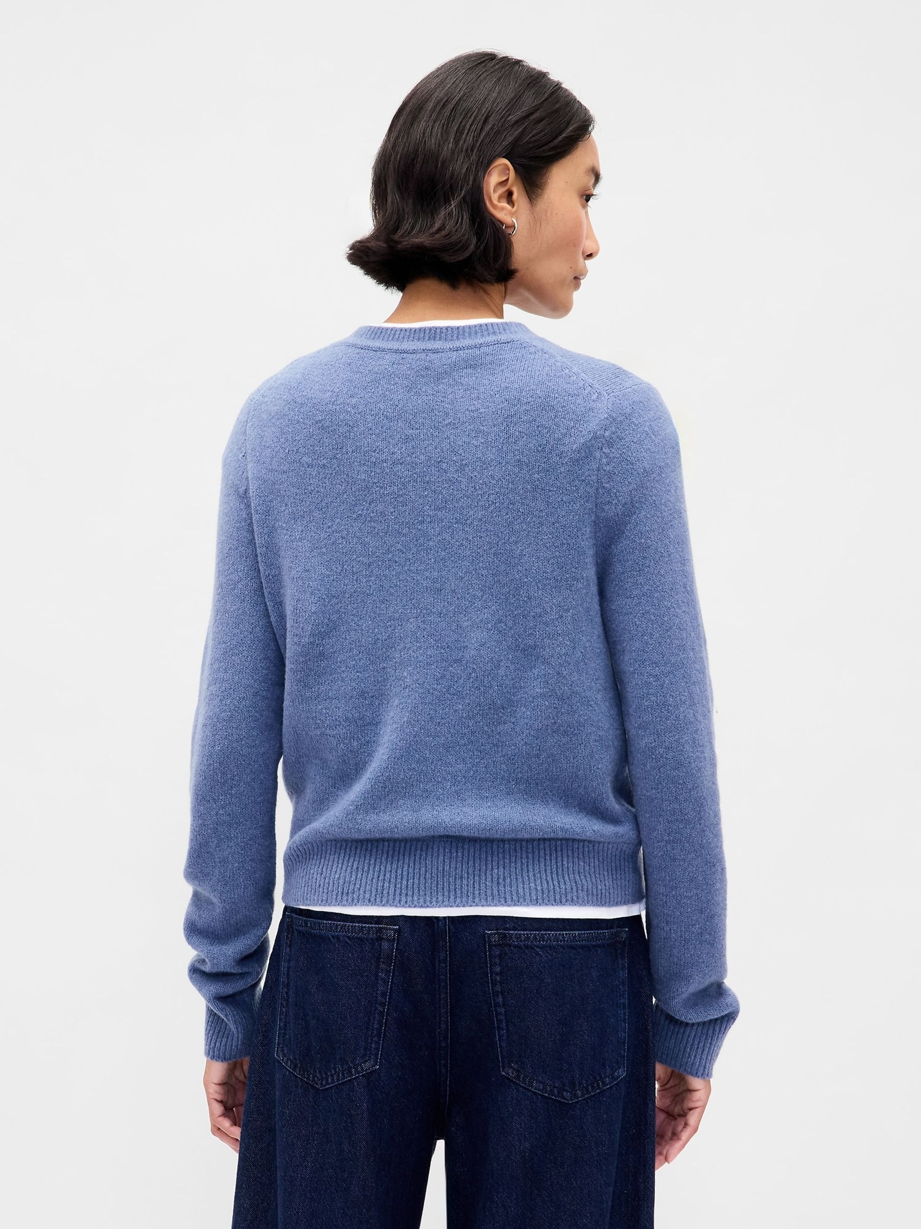 Blue CashSoft Crew Neck Jumper | Gap