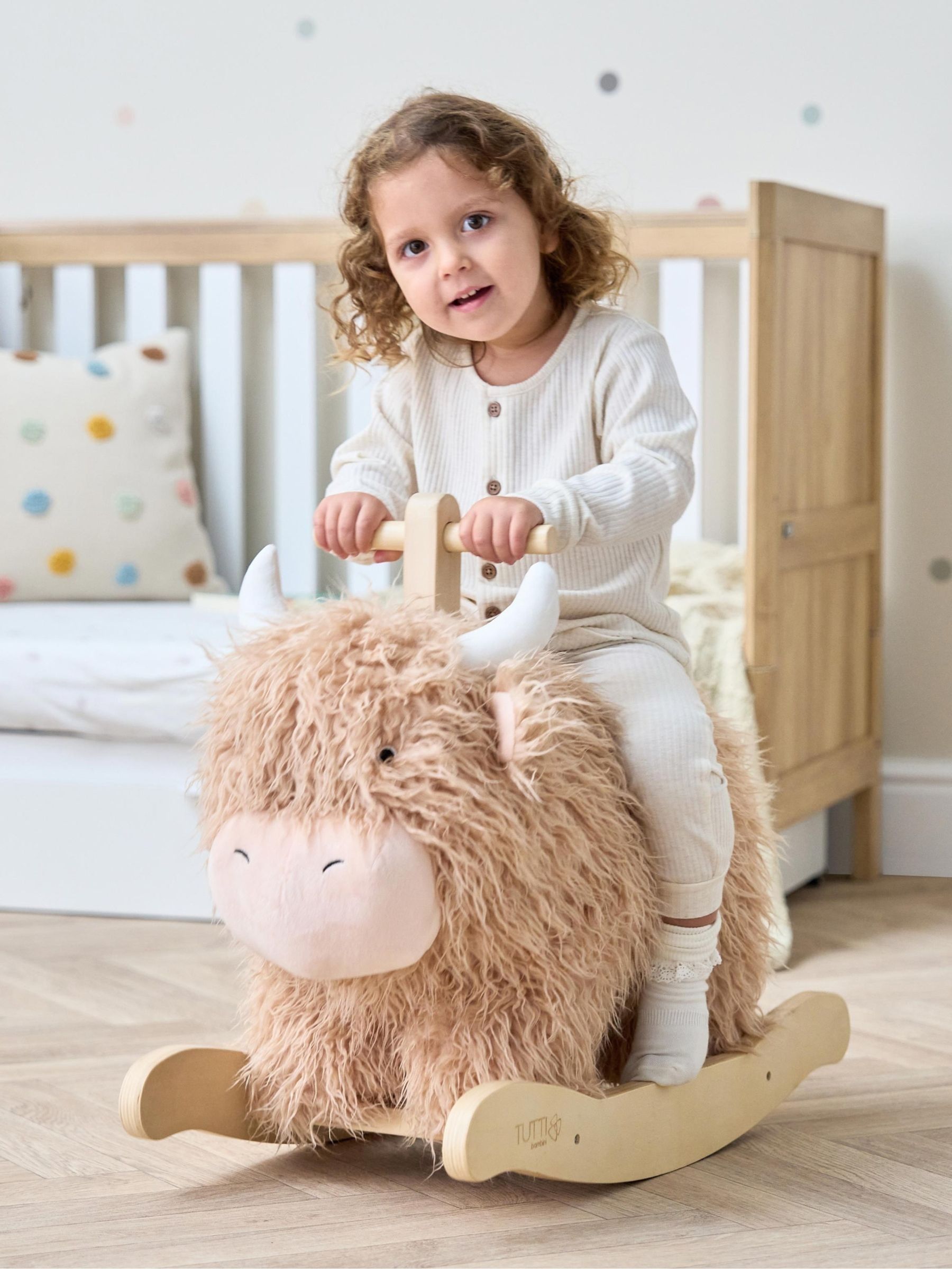 Douglas The Highland Cow Rocking Toy | JoJo Maman Bébé