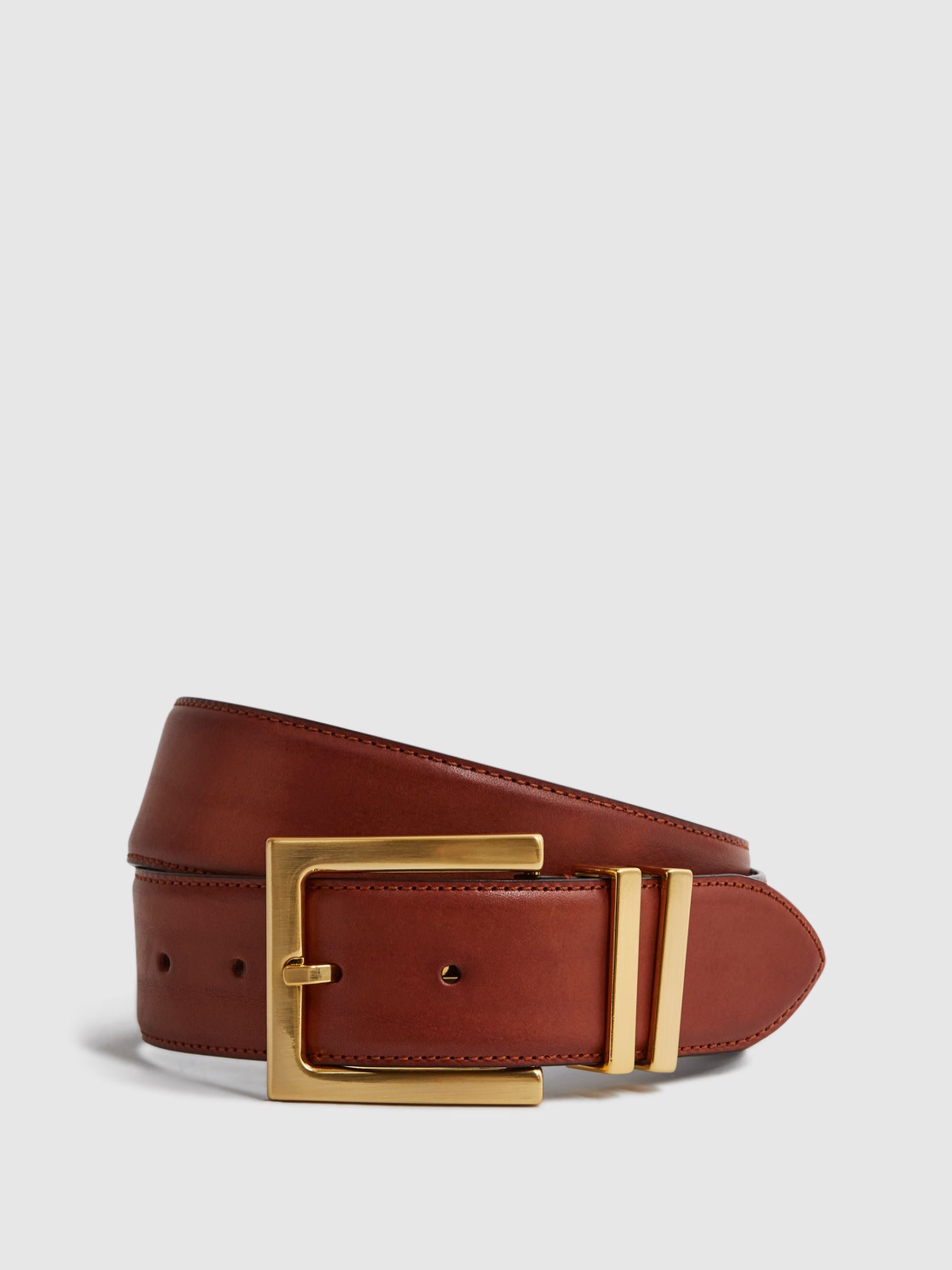 Reiss Brompton Leather Belt - REISS