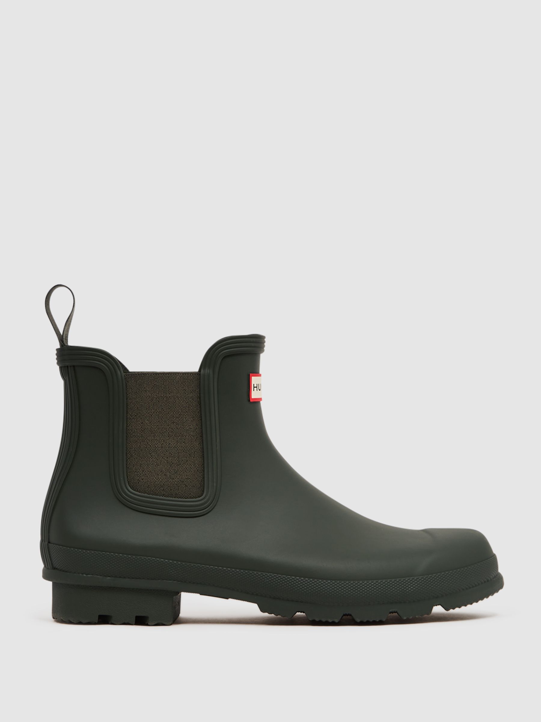 Hunter Original Chelsea Boots in Olive - REISS