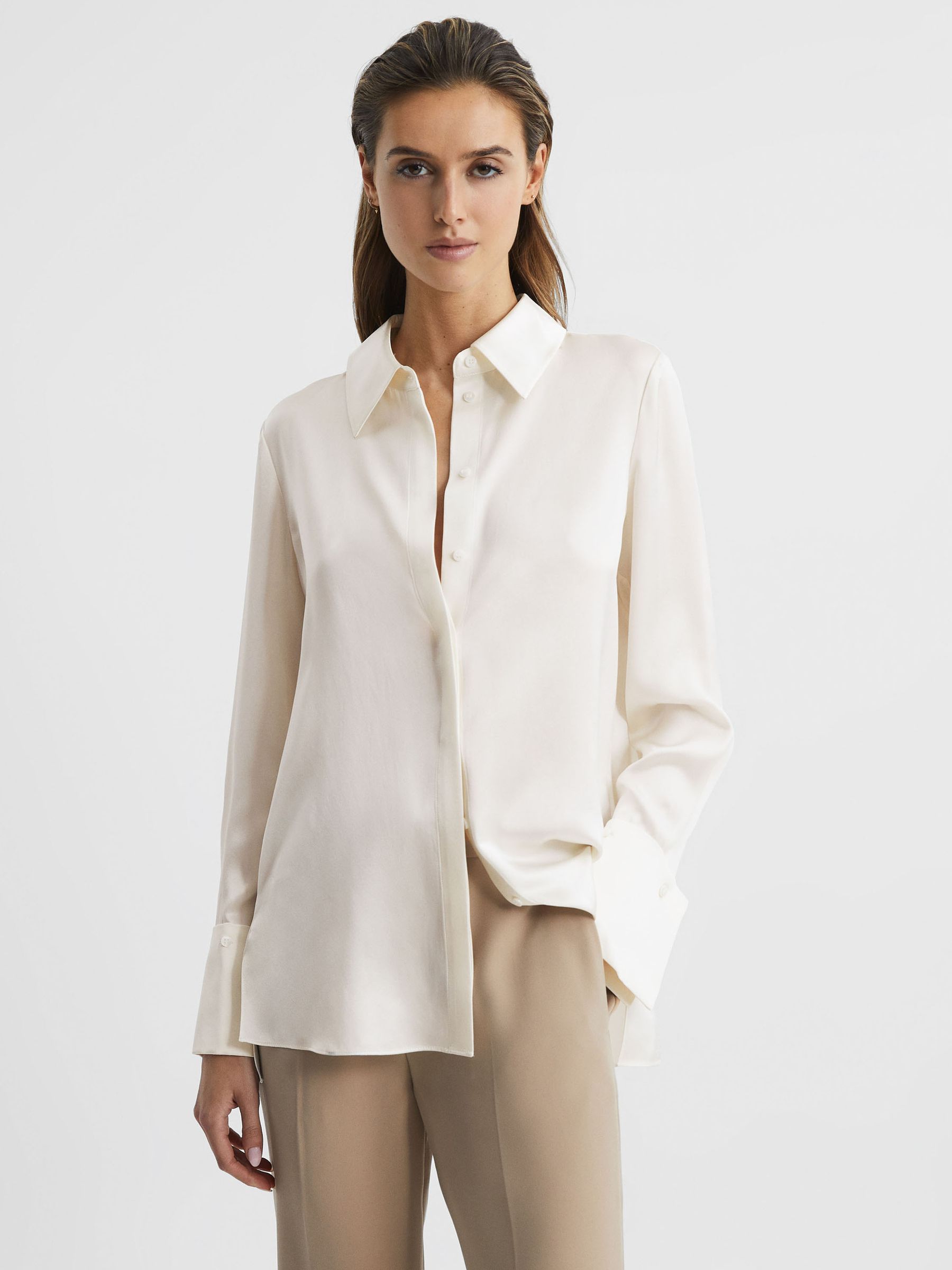 Reiss Hailey Silk Shirt - REISS