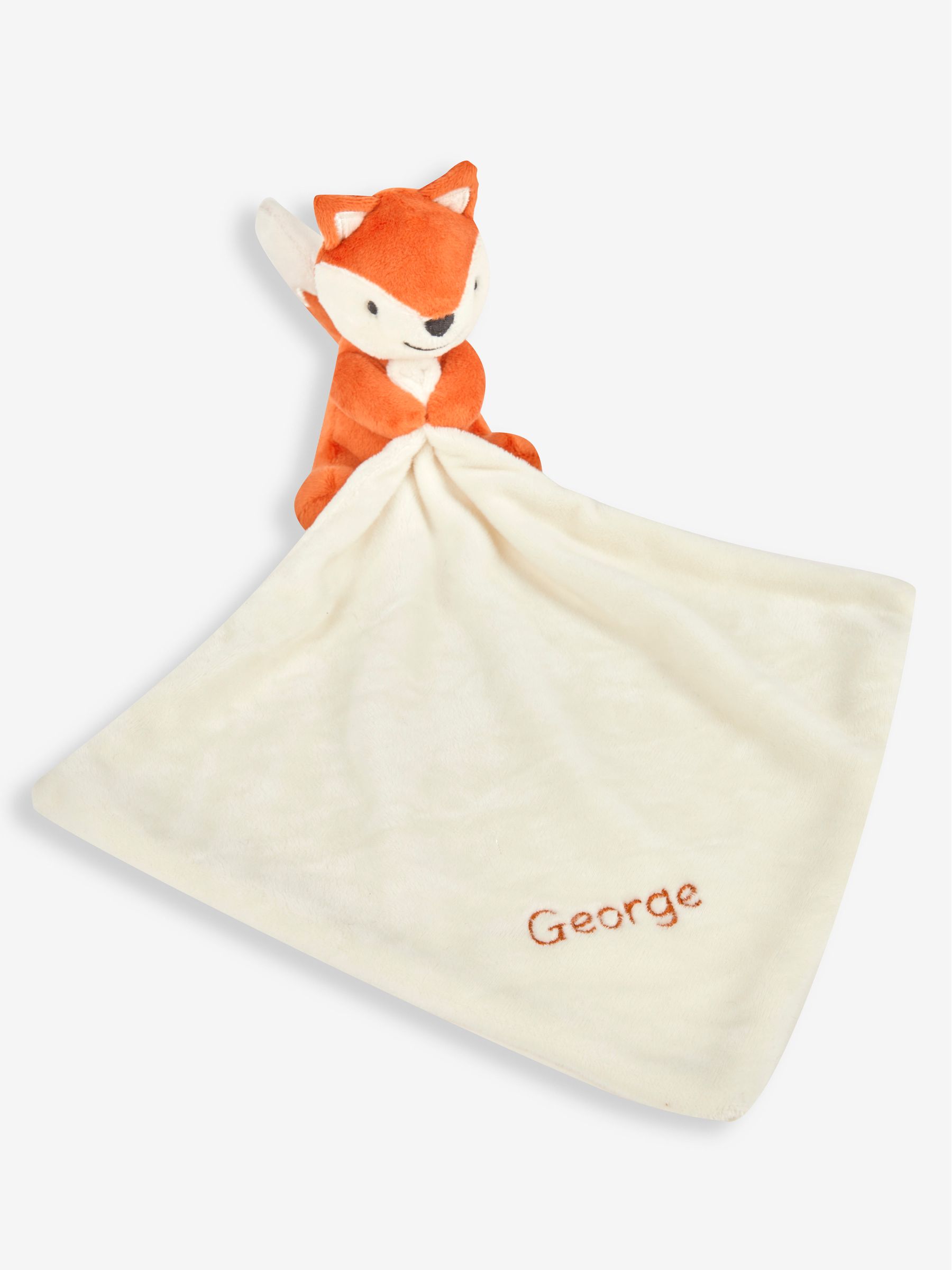 Buy Plush Fox Personalised Plush Fox Comforter from the JoJo Maman Bébé ...
