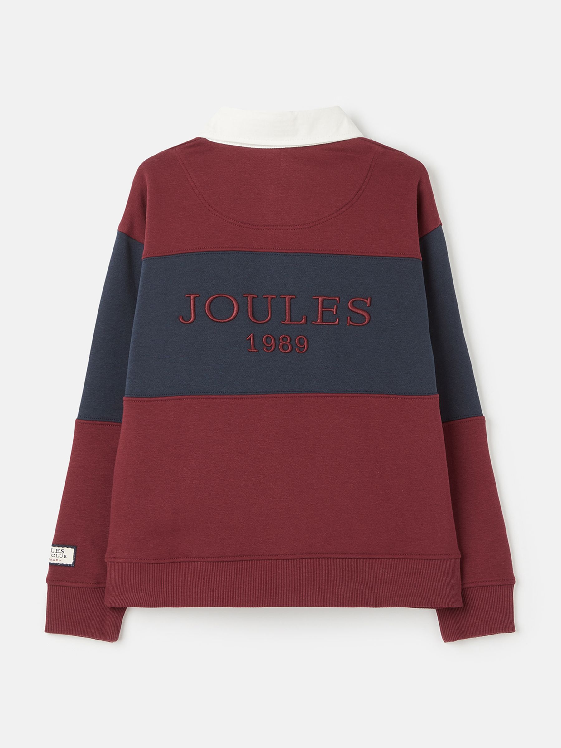 Buy Joules Try Red Rugby Sweatshirt from the Joules online shop