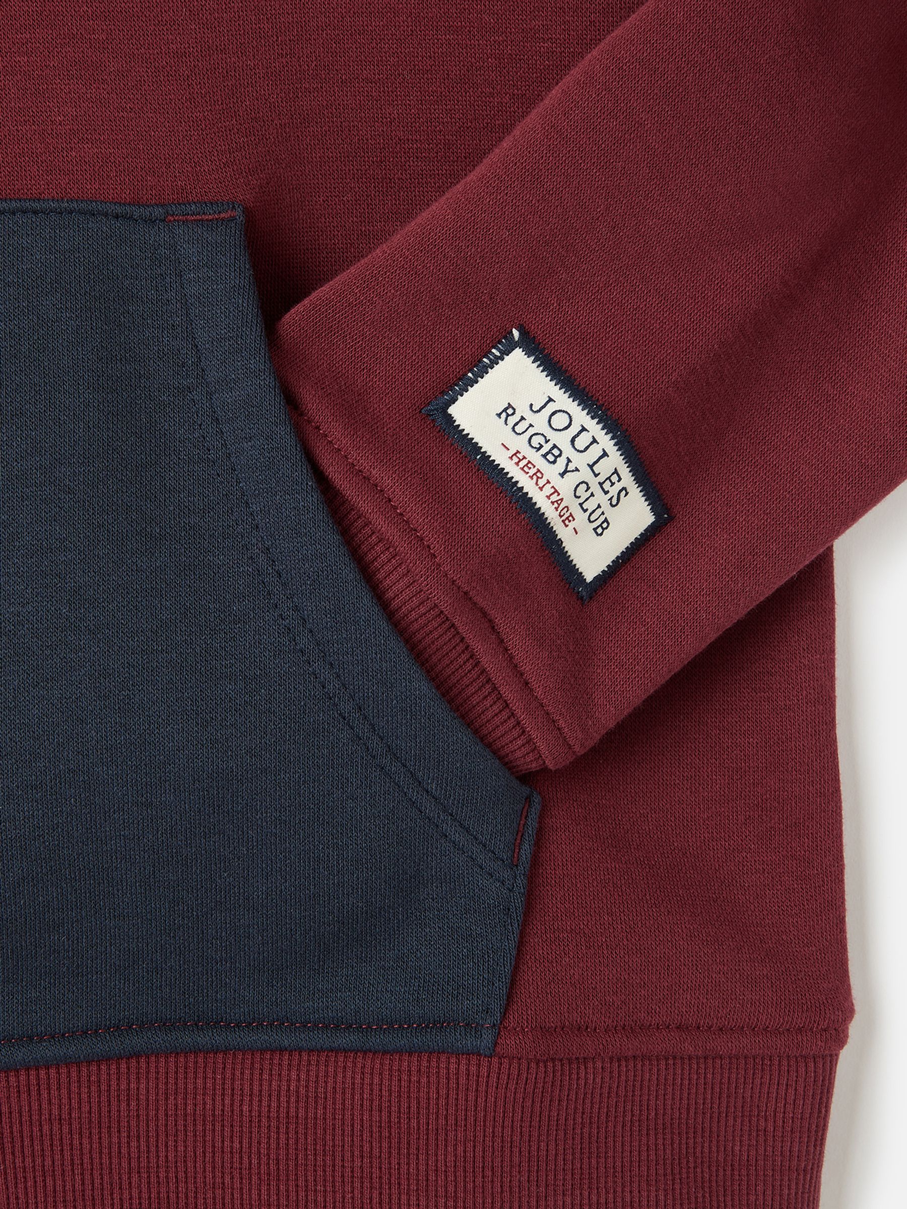 Buy Joules Try Red Rugby Sweatshirt from the Joules online shop